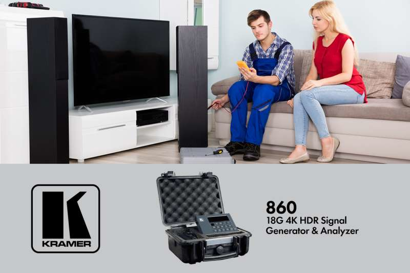 Test Any AV System w/ Kramer's 860 4K HDR Signal Generator & Analyzer ...